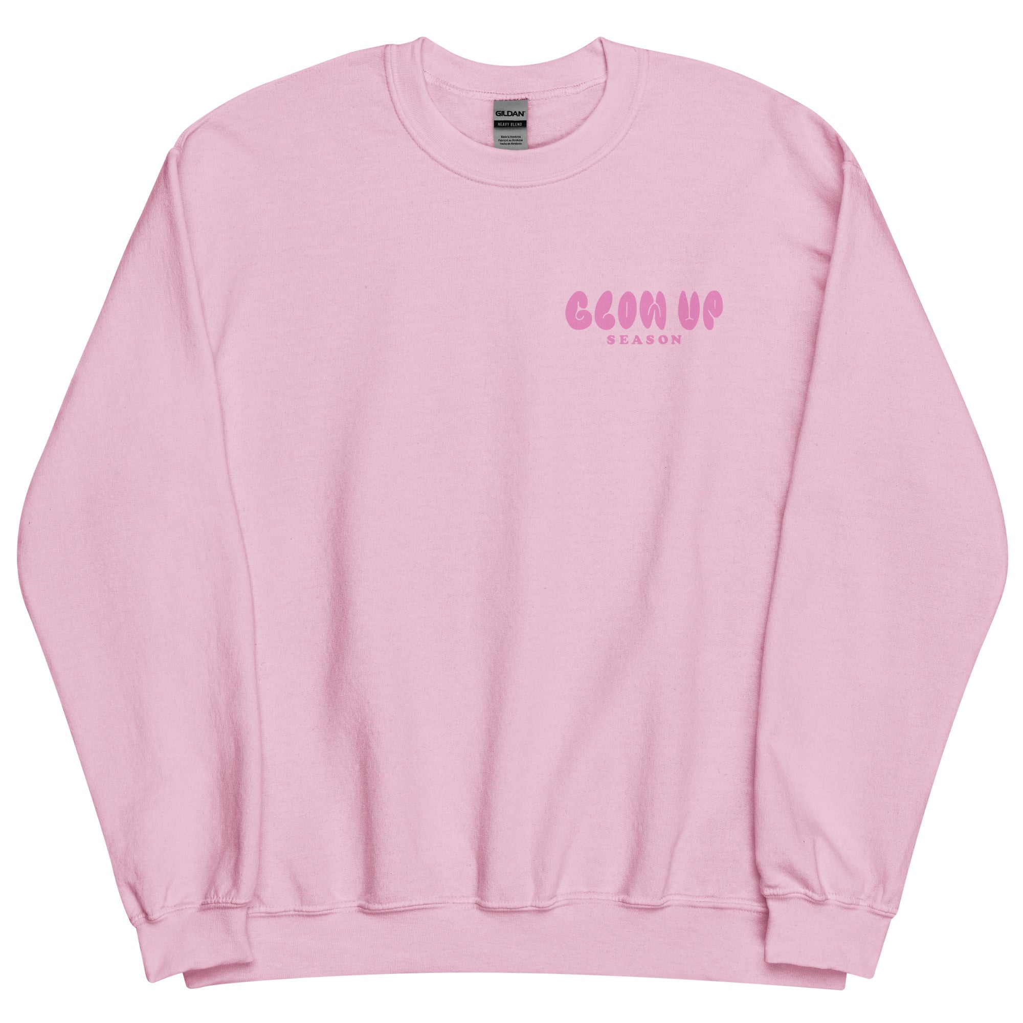 Glow Up Season Pink Crew Neck – Creator Pod